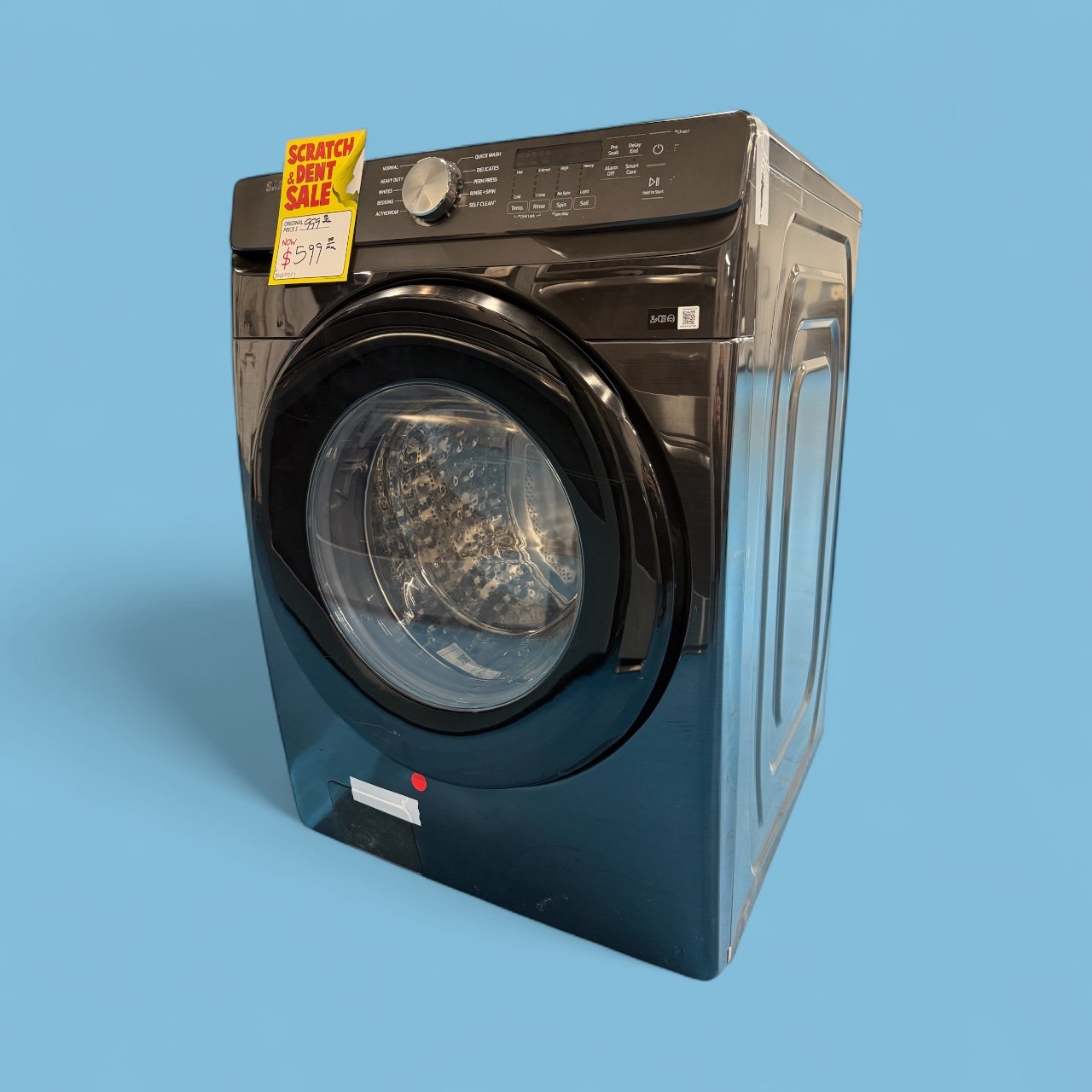 4.5 cu. ft. High-Efficiency Front Load Washer in Brushed Black with ...