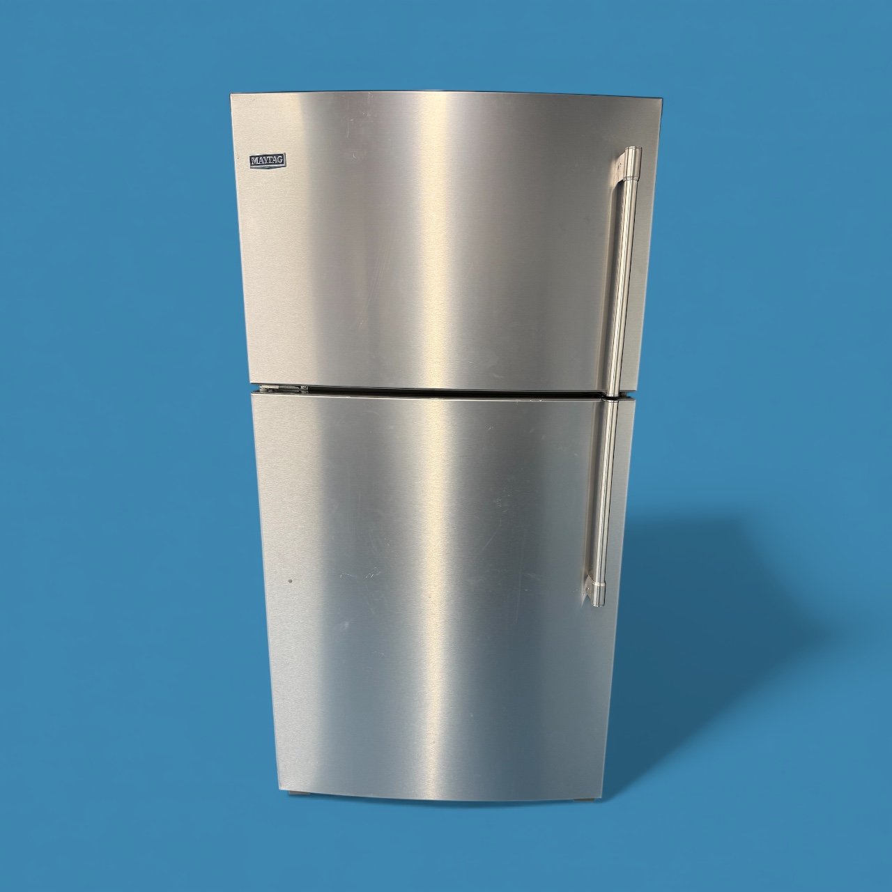 21 cu. ft. Top Freezer Refrigerator in Fingerprint Resistant Stainless ...
